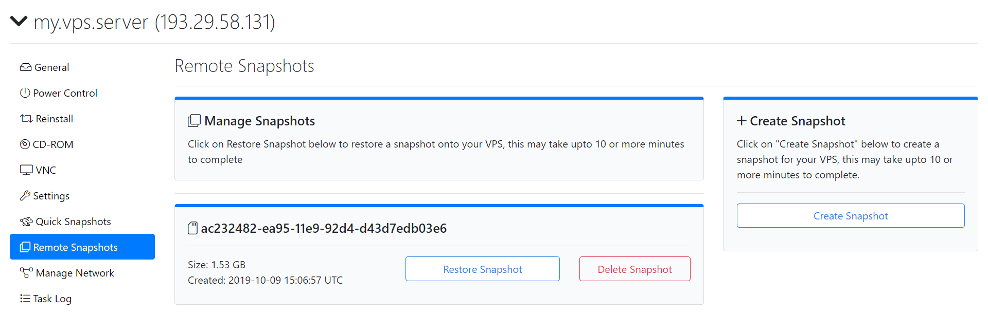 Redesigned Snapshots Interface Coming Soon! - The CrownCloud Blog.