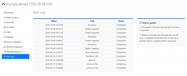 Redesigned Task Log Interface Coming Soon - The CrownCloud Blog.