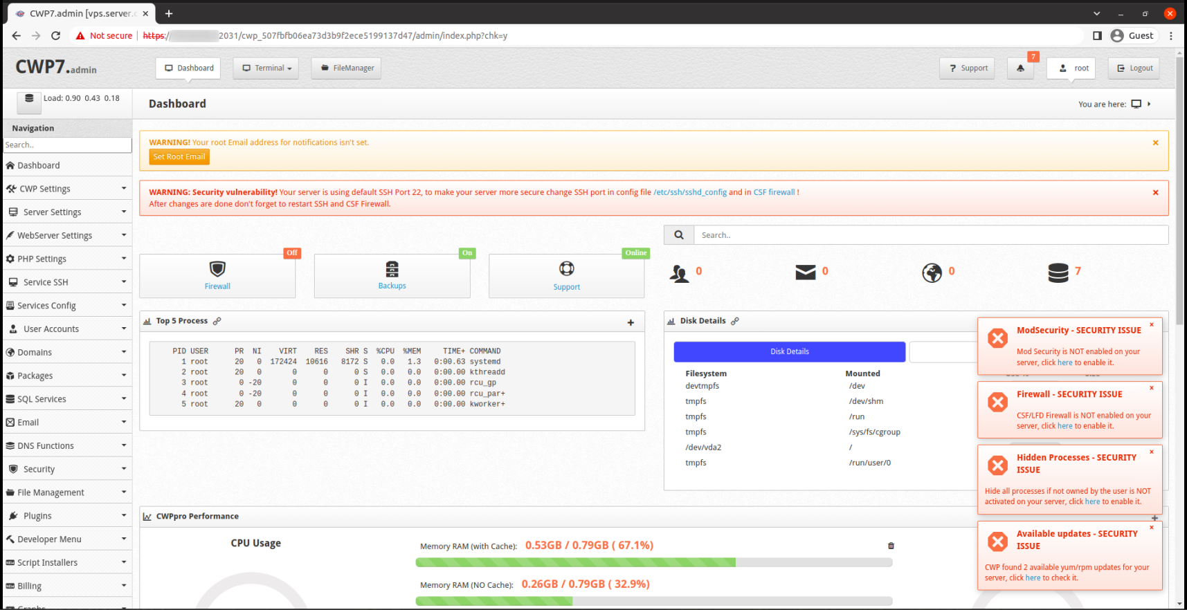 5 Free to use Control Panel Software to Manage your Website on a VPS ...
