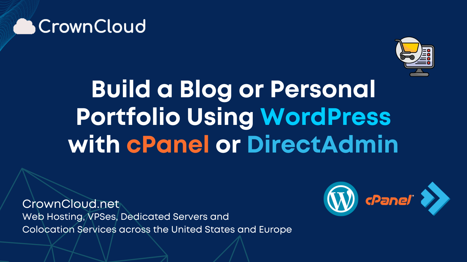 Build a Blog or Personal Portfolio Using WordPress with cPanel or DirectAdmin - The CrownCloud Blog.