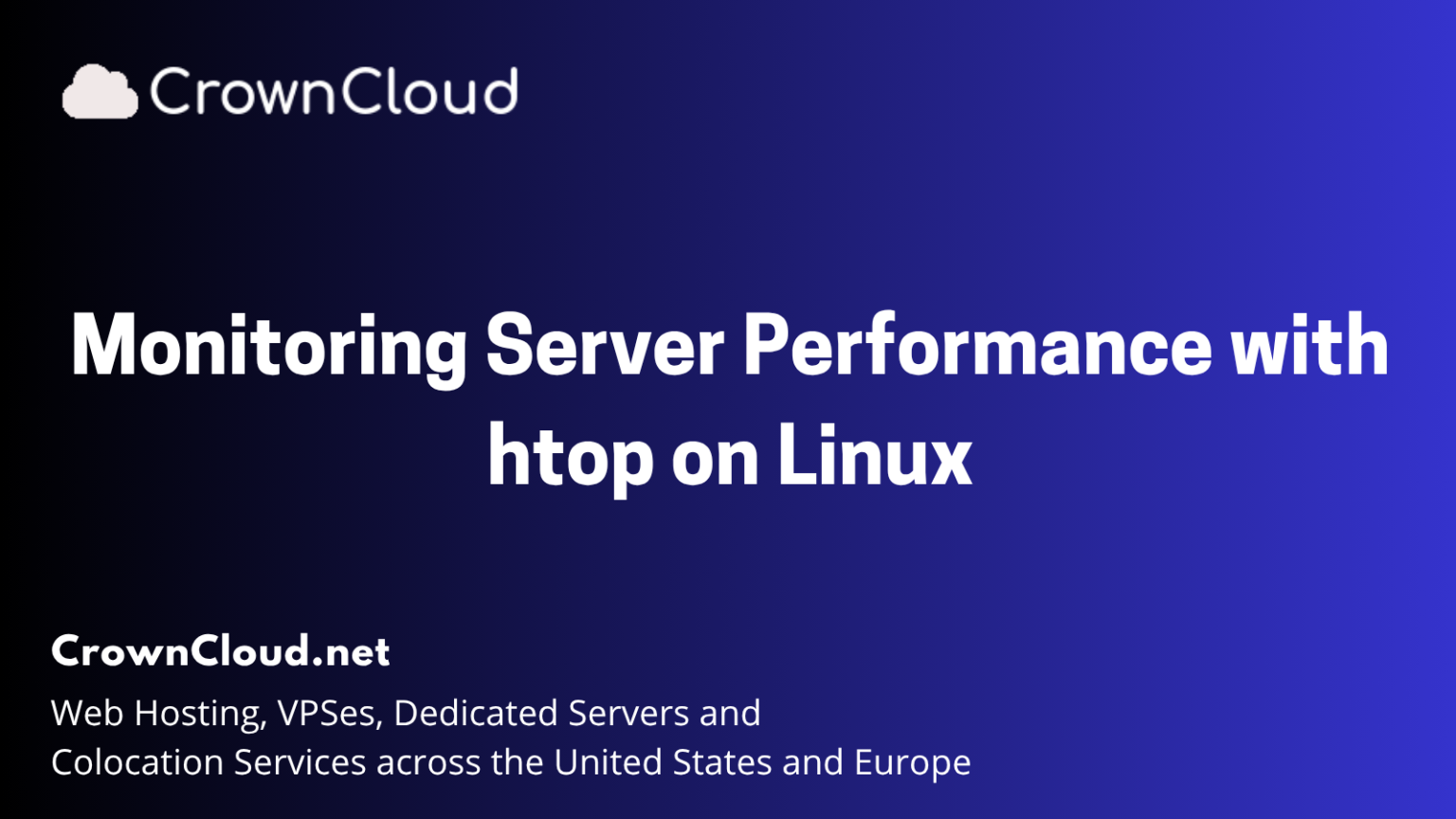 Monitoring Server Performance with htop on Linux - The CrownCloud Blog.