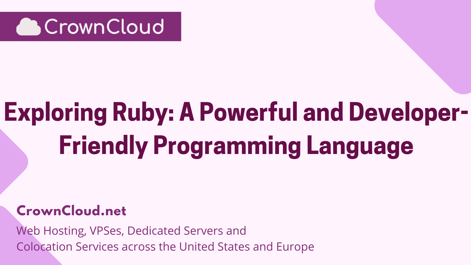 Exploring Ruby: A Powerful and Developer-Friendly Programming Language ...